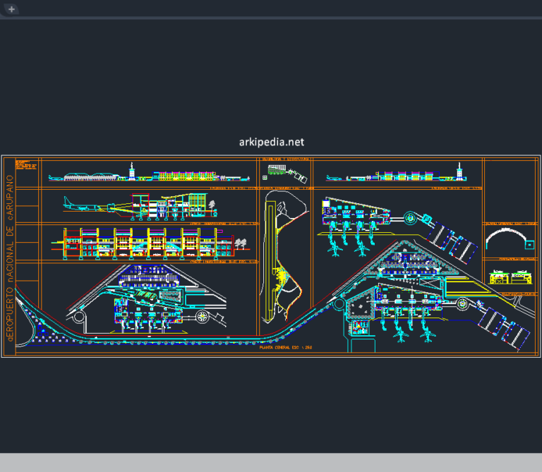 Airport Plans Sectional View Dwg - Arkipedia EN