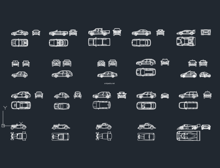 Car Set Dwg - Arkipedia EN