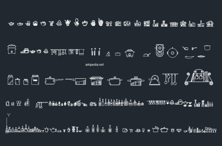 Kitchenware/Utensils Dwg - Arkipedia EN