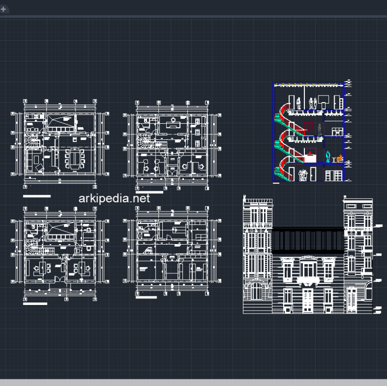 Law Offices Building Project Dwg - Arkipedia EN
